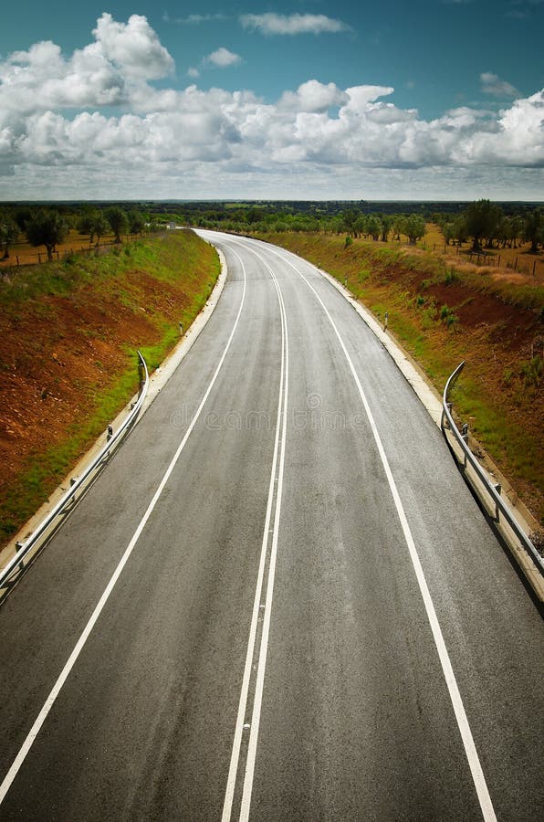 Road Curve stock image. Image of curve, marking, street - 2428507