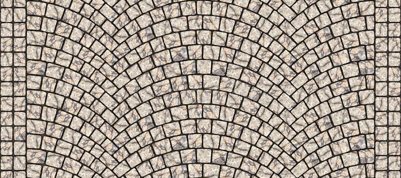 Road Curved Cobblestone Texture 019 Stock Illustration - Illustration ...