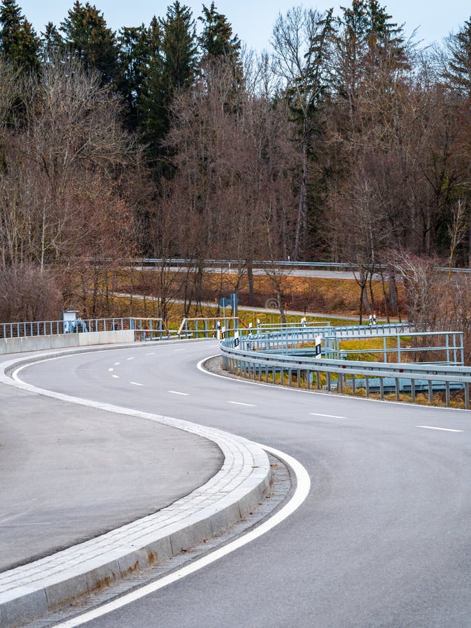 Road with curves stock photo. Image of mountain, line - 205649250