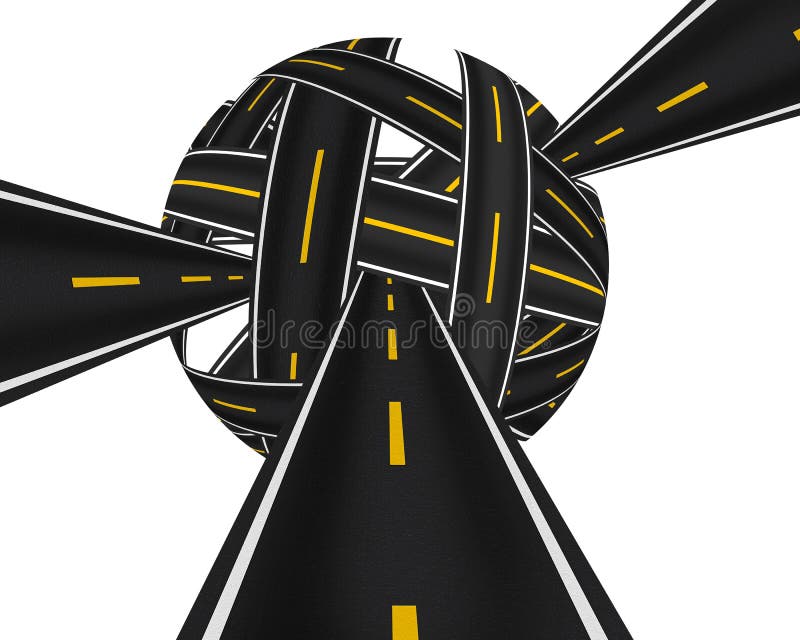 Cut through the mess stock illustration. Illustration of labyrinth ...