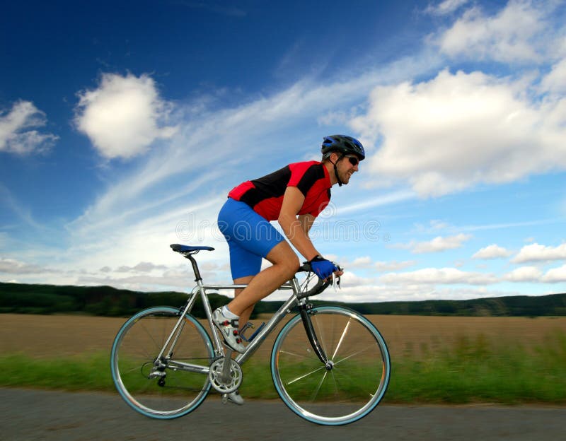 Road cyclist stock image. Image of road, biker, runner - 12568817