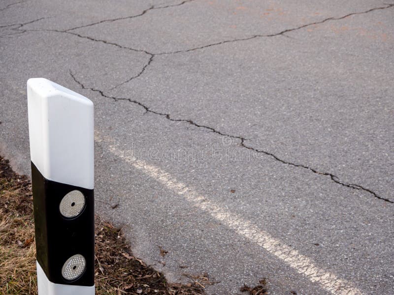 Road Damage Cracks in the Road Stock Image - Image of condition, piter ...