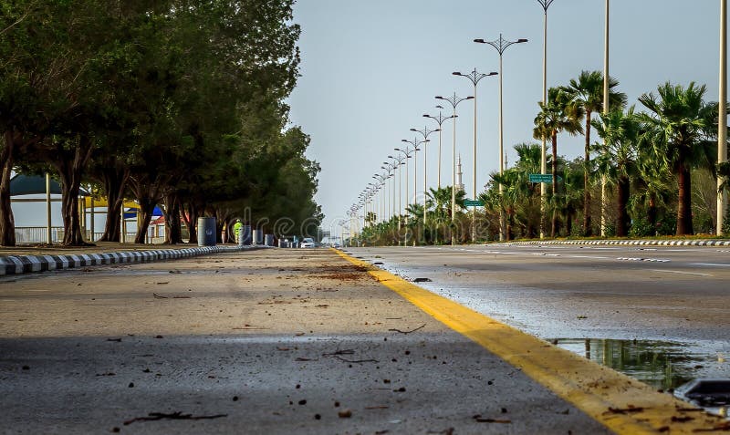 Road on Dammam Corniche Saudi Arabia Stock Photo - Image of journey ...
