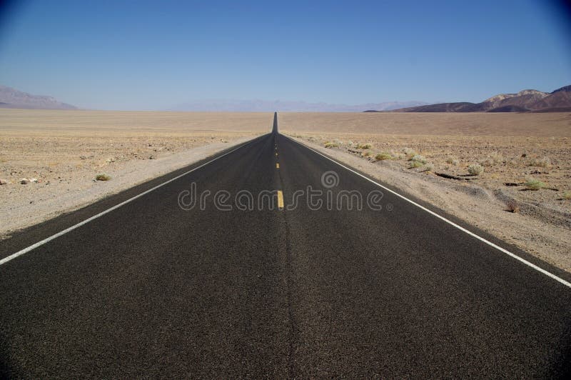 Road through Death Valley stock photo. Image of park - 11546370