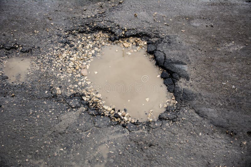 Road Defect stock photo. Image of ground, hole, pattern - 103882004