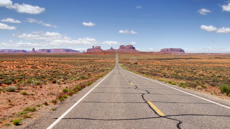 Road in the Desert of Arizona Stock Photo - Image of travel, summer ...