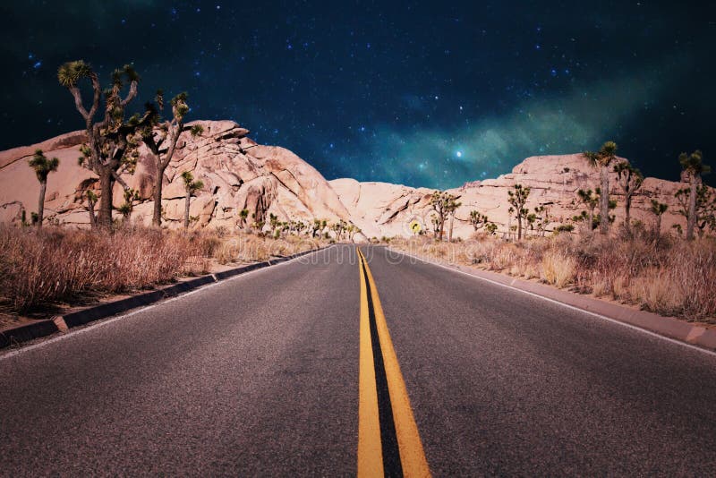 Desert Road Night
