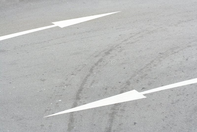 Road direction arrows stock image. Image of vehicles, arrow - 5874013