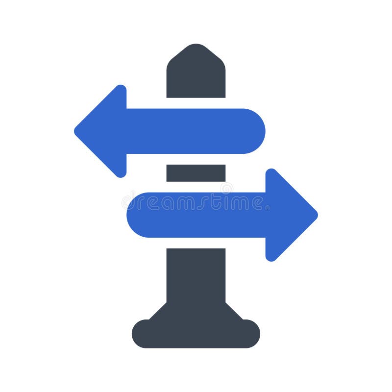 Road direction icon stock vector. Illustration of designed - 201138167