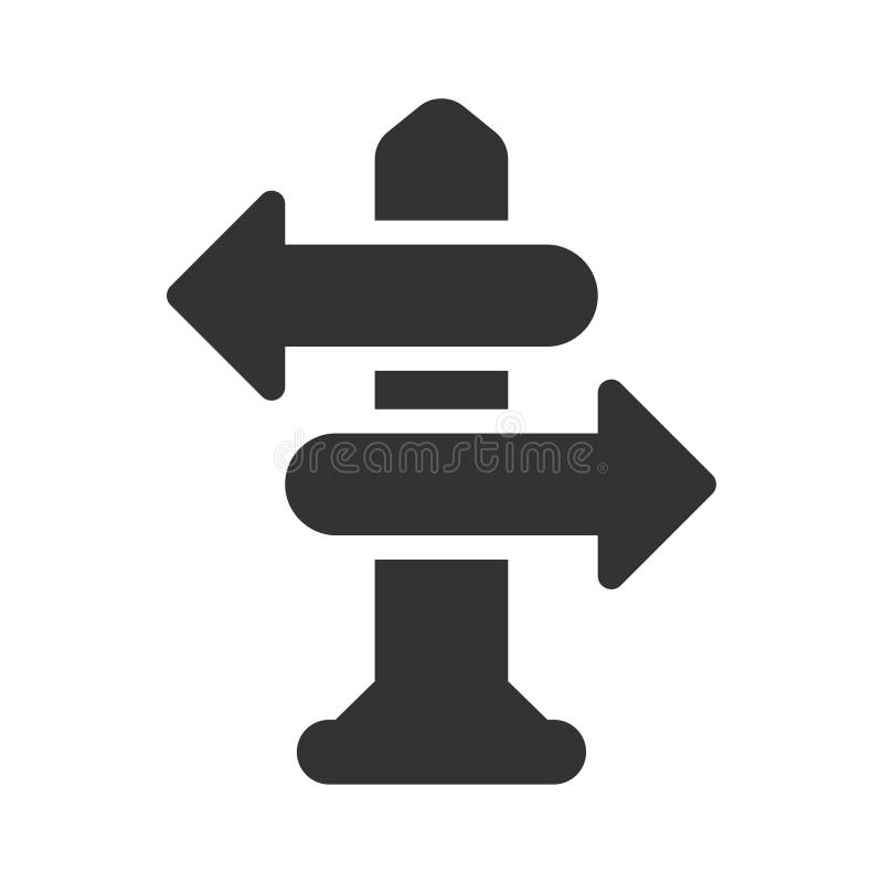 Road direction icon stock vector. Illustration of travel - 201138257