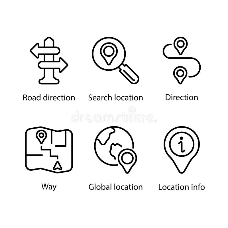 Road Direction, Search Location, Direction, Way, Global Location ...