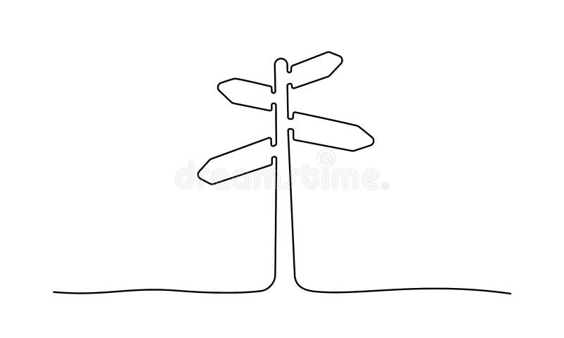 Waymark Direction Stock Illustrations – 336 Waymark Direction Stock ...
