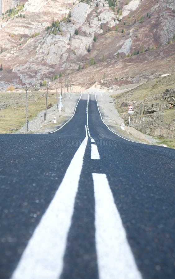 Road dividing line stock photo. Image of marking, highway - 11941438