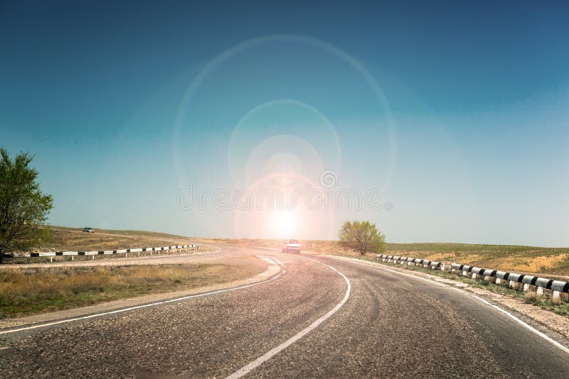 Road dividing line stock photo. Image of nonurban, mobility - 33285918