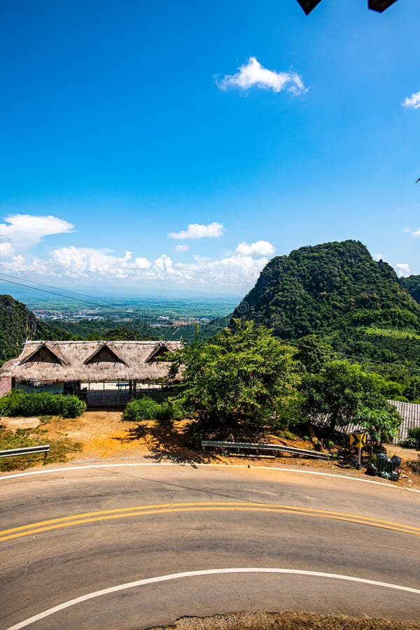 Road on Doi Pha Mee Mountain Stock Photo - Image of outdoor, thailand ...