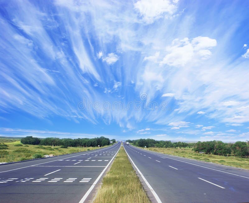 Road and dramatic sky stock photo. Image of empty, roadway - 21647004