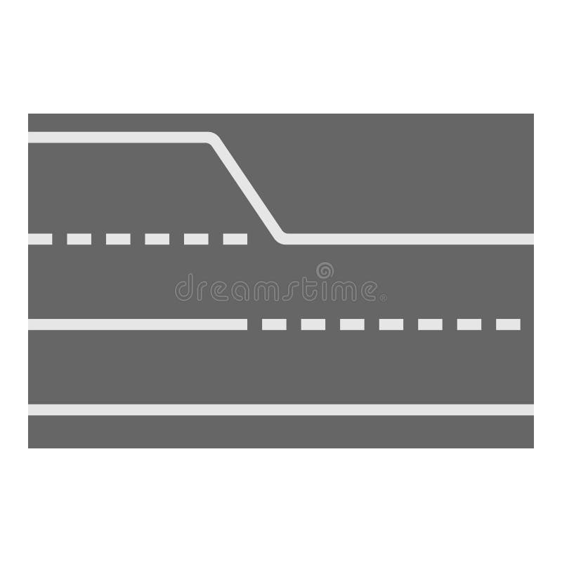Road Element Top View Icon, Cartoon Style Stock Vector - Illustration ...