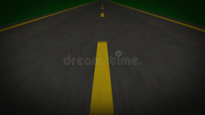 The Road is Endlessly Moving Forward. Stock Video - Video of drive ...