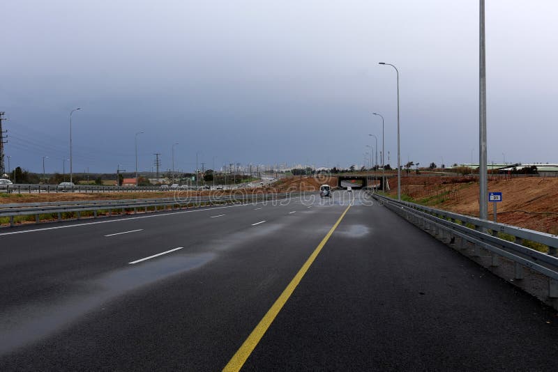The road into the distance stock image. Image of movement - 110955549
