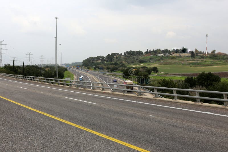 The road into the distance stock image. Image of rest - 110955647