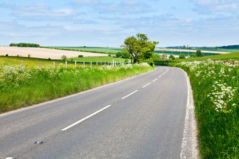 Road in England stock photo. Image of scenic, countryside - 33500462