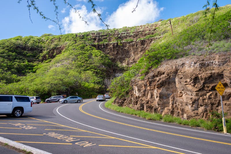 Road Entering the Diamond Head State Monument Editorial Stock Photo ...