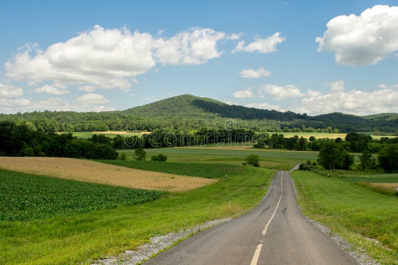 Road through the Farmland stock image. Image of farmland - 99438581