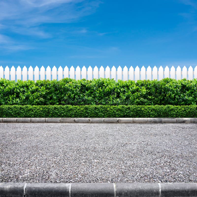 Road and fence stock photo. Image of asphalt, blue, street - 27521758