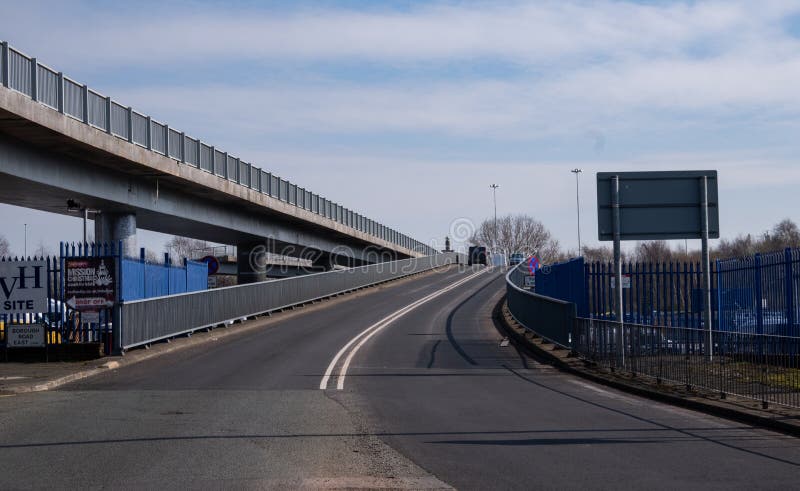 Road Flyover for A41 Birkenhead Wirral March 2020 Editorial Stock Photo ...