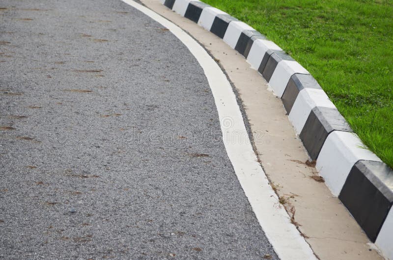 Road and footpath stock photo. Image of paved, roadway - 33914746