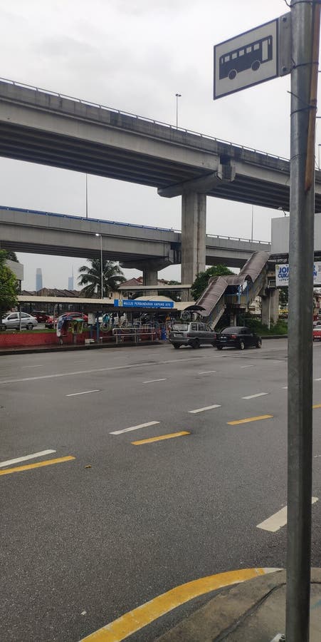 Road Front at Lrt Ampang Station Editorial Stock Photo - Image of ...