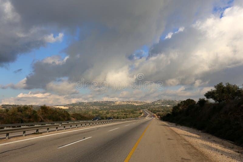The Road Goes into the Distance Stock Image - Image of grass, walk ...