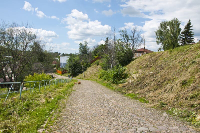 The road going up stock photo. Image of rural, meadow - 25809908