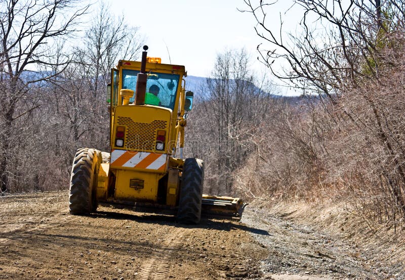 Road Grader Royalty Free Stock Image - Image: 19083156