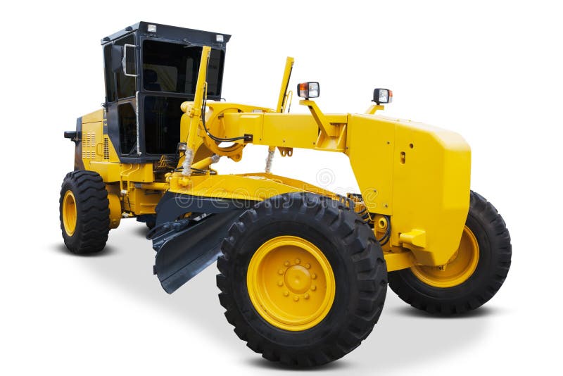 A Road Grader stock image. Image of grader, road, machine - 4946197