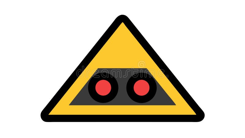 Road Hazard Warning Sign Vector, Traffic and Safety Graphic, Vector ...