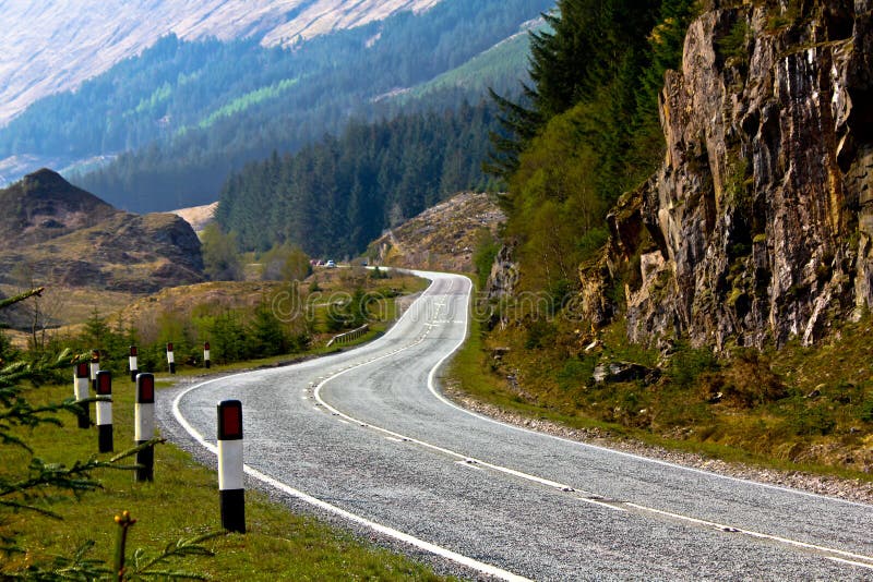 Road in hill stock image. Image of colorful, season, beautiful - 91817469