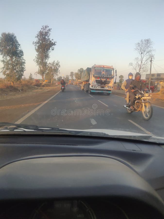 Road Image with in Car in India Editorial Photo - Image of road, india ...