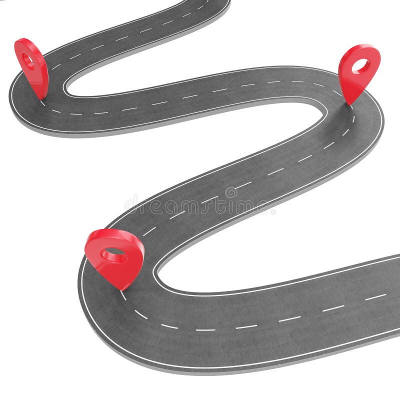 Road Infographic with Pin Pointer. Navigation Concept with Pin Pointer ... Road Infographic with Pin Pointer. Navigation Concept with Pin Pointer ...