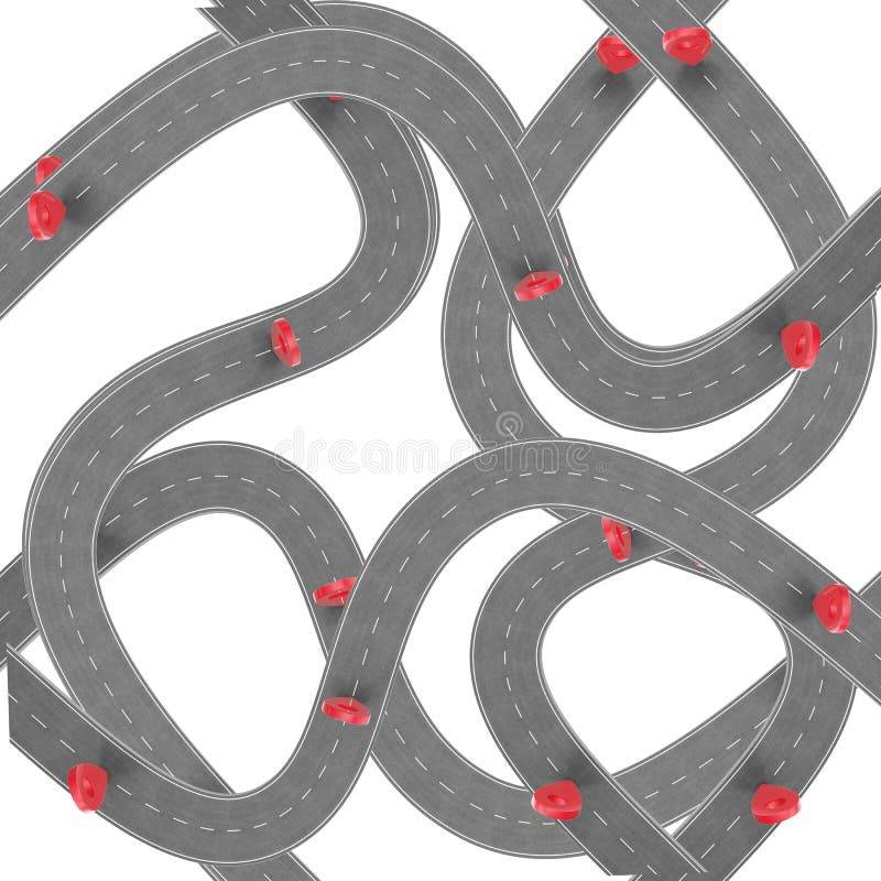 Road Infographic with Pin Pointer. Navigation Concept with Pin Pointer ... Road Infographic with Pin Pointer. Navigation Concept with Pin Pointer ...