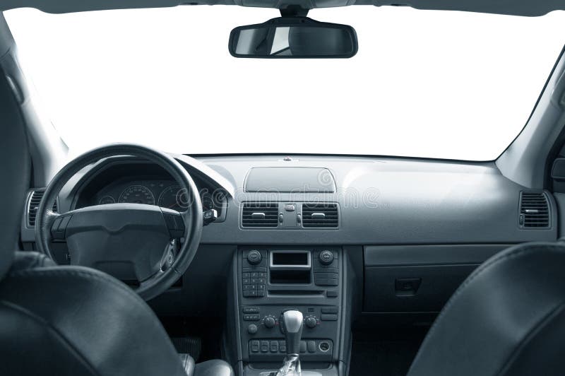 Road from inside the car stock image. Image of driving - 96967839