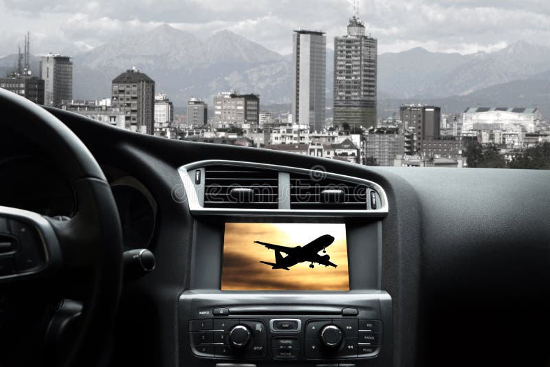 Road from inside the car stock image. Image of road, interior - 96968123