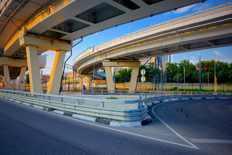 Road interchange stock image. Image of express, lanes - 54276625