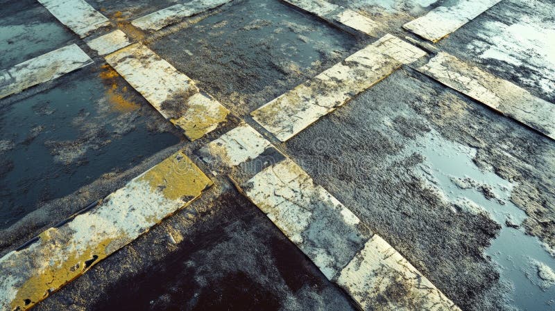 Road Intersection: Textured Asphalt Painted Crosswalk Stock ...