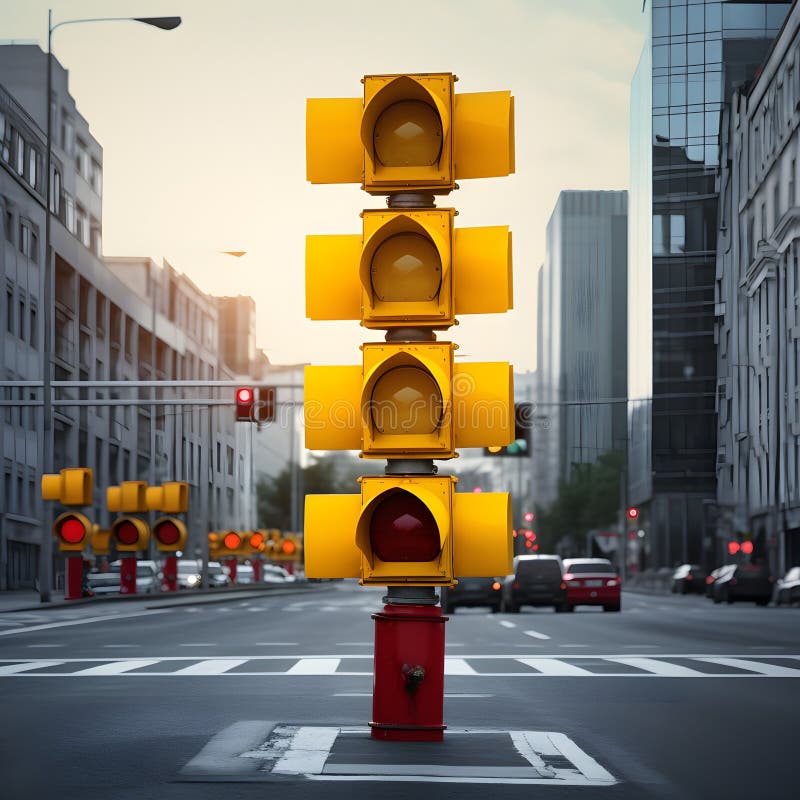 Road Intersections Guided by Signposts Stock Illustration ...