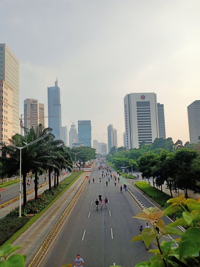 The Road of Jakarta City Indonesia Editorial Image - Image of jakarta ...