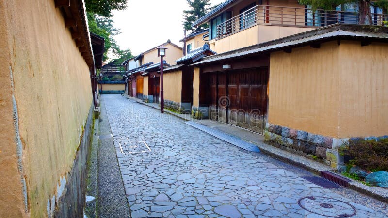 Road in a Japanese Village stock image. Image of village - 25398317