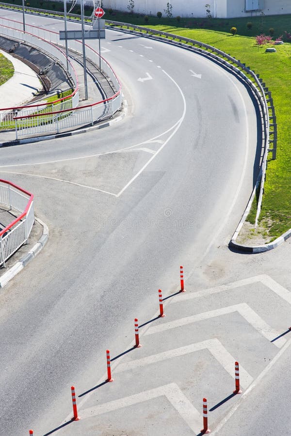 Road junction stock image. Image of city, motorway, architecture - 39319809