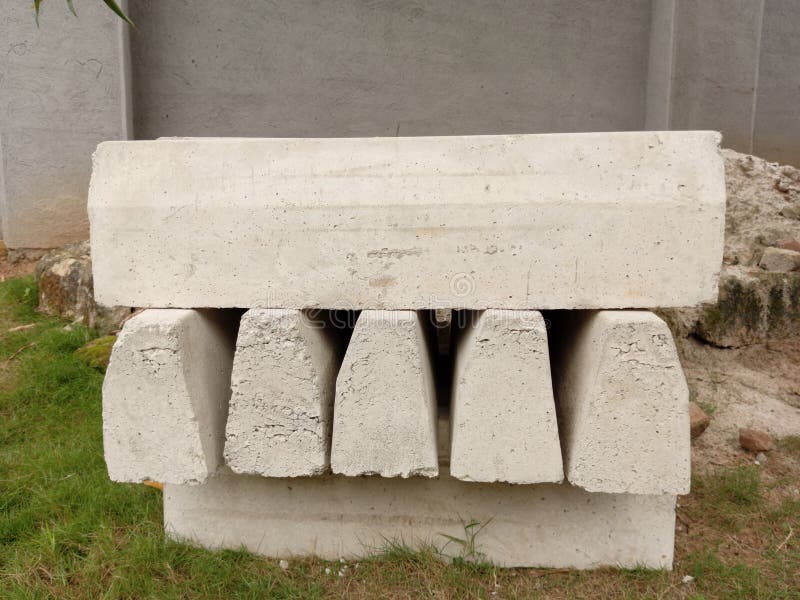 Road Kerbs for Construction Purposes Stock Photo - Image of engineer ...