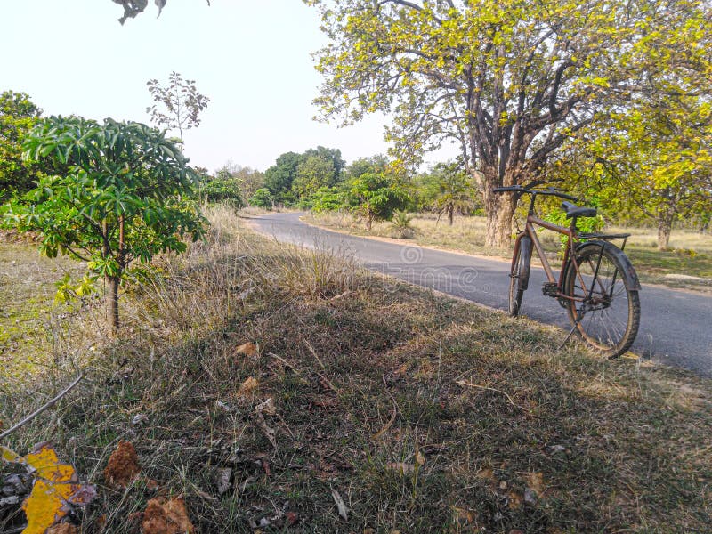 Road Landscape Nature View Image in Rural Areas Stock Image - Image of ...